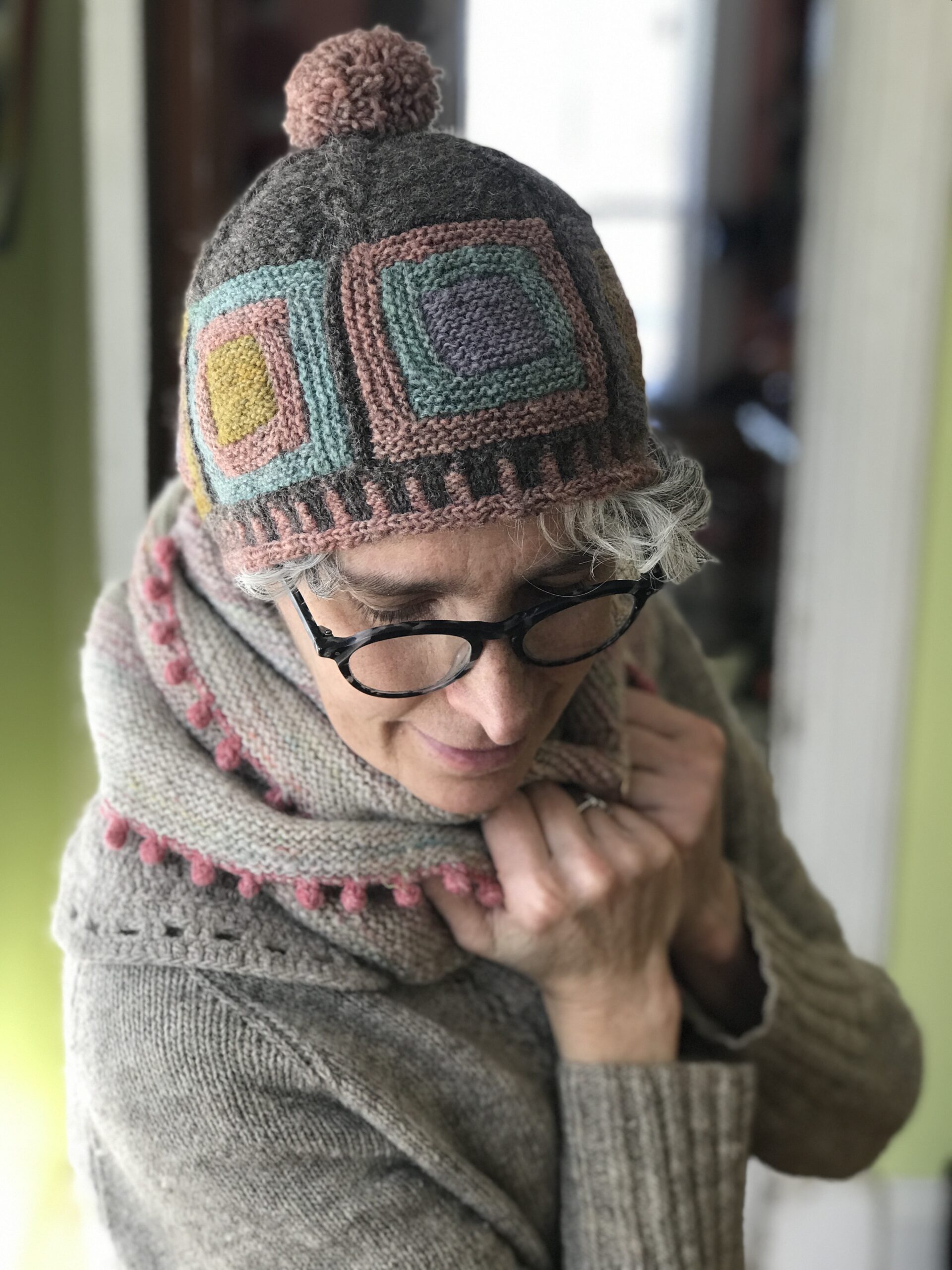 Log Cabin Hat- Knitting Pattern - The Hat Junkie